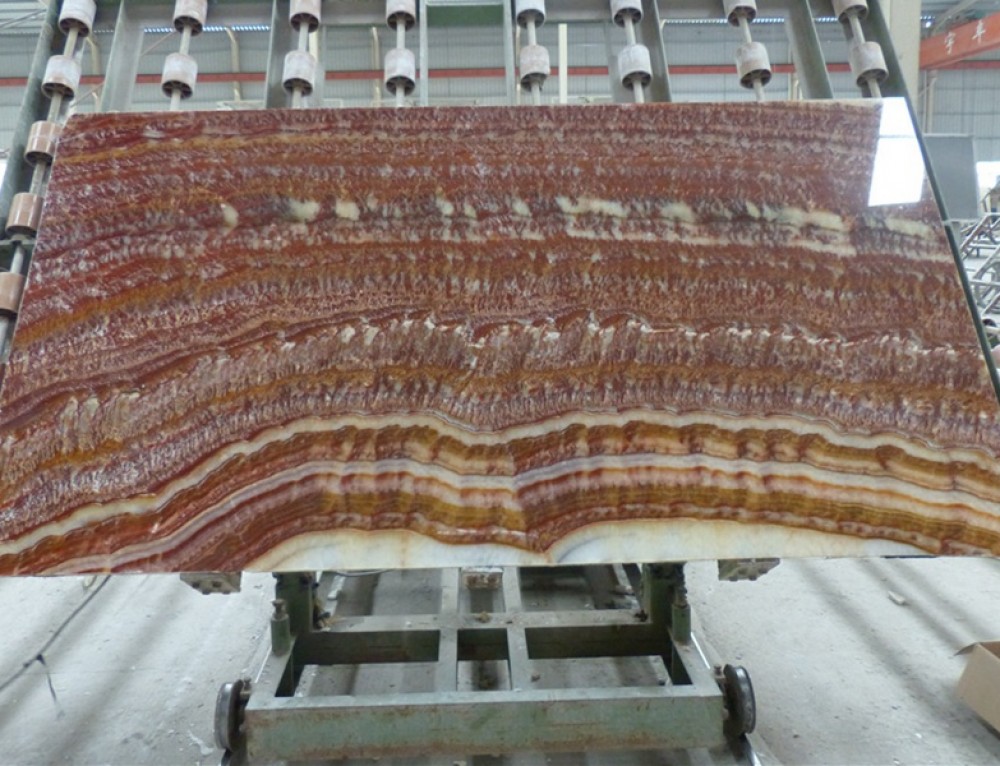 Vanilla White Wooden Onyx Slabs, Tiles & Countertops