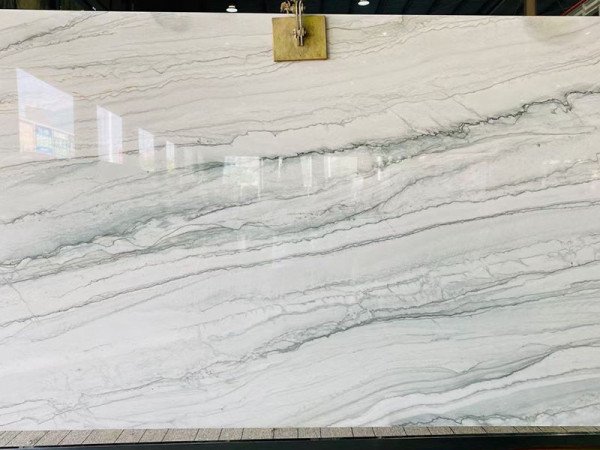 Infinity White Quartzite Kitchen Countertops Slabs Tiles Price - Eonyx ...