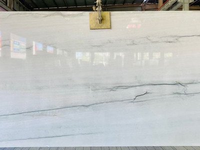 Macabus White Quartzite Kitchen Countertops Slabs Tiles Price - Eonyx ...
