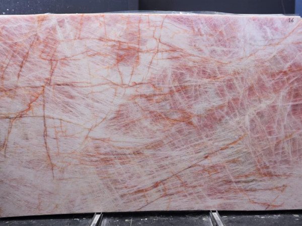 Pink Quartzite Kitchen Countertops Slabs Tiles Price - Eonyx Factory