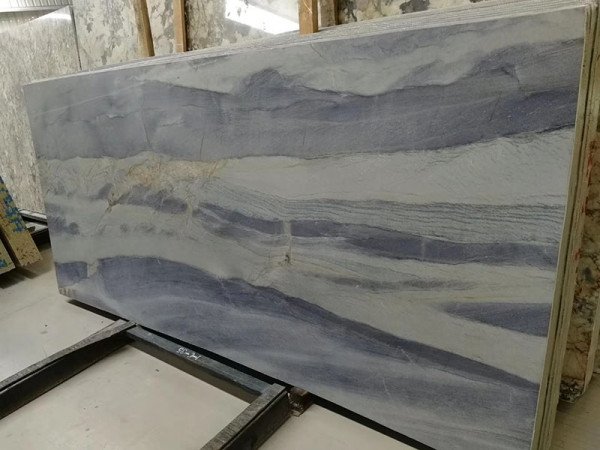 Deep Blue Quartzite Kitchen Countertops Slabs Tiles Price - Eonyx Factory