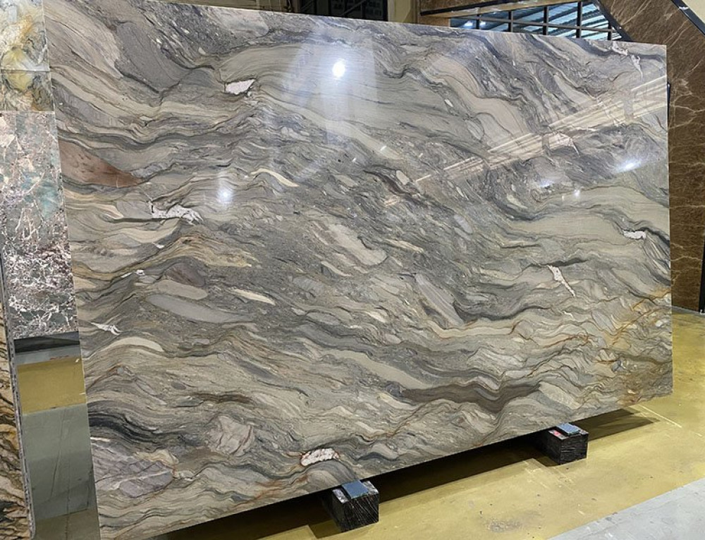 Infinity White Quartzite Kitchen Countertops Slabs Tiles Price - Eonyx ...
